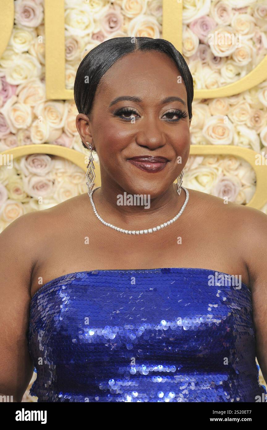 Ca. 05th Jan, 2025. Angelique Jackson at arrivals for 82nd Golden Globe ...