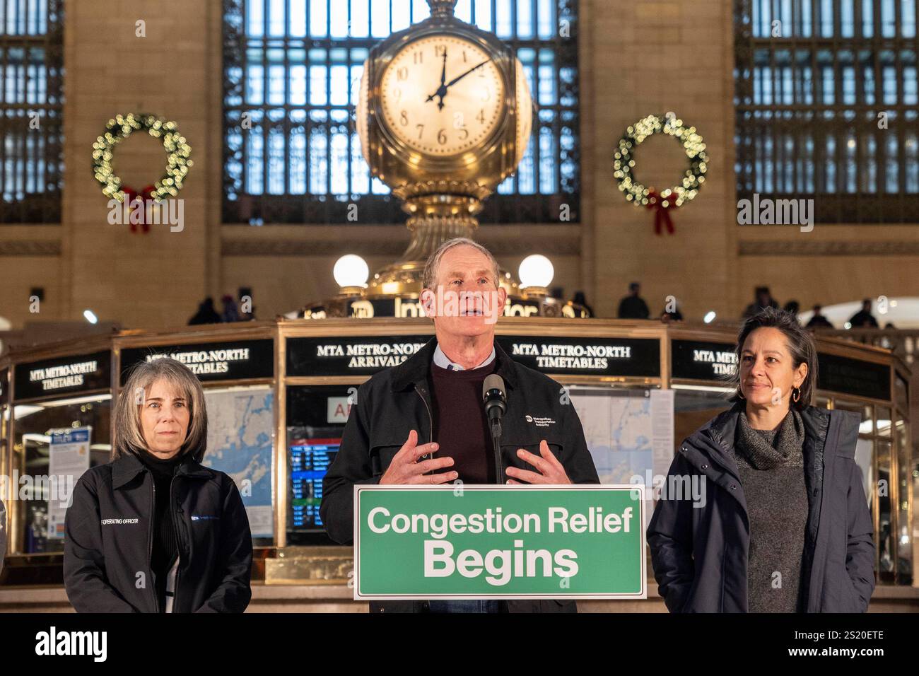 January 5, 2025, New York, New York, USA: MTA Chair and CEO Janno ...