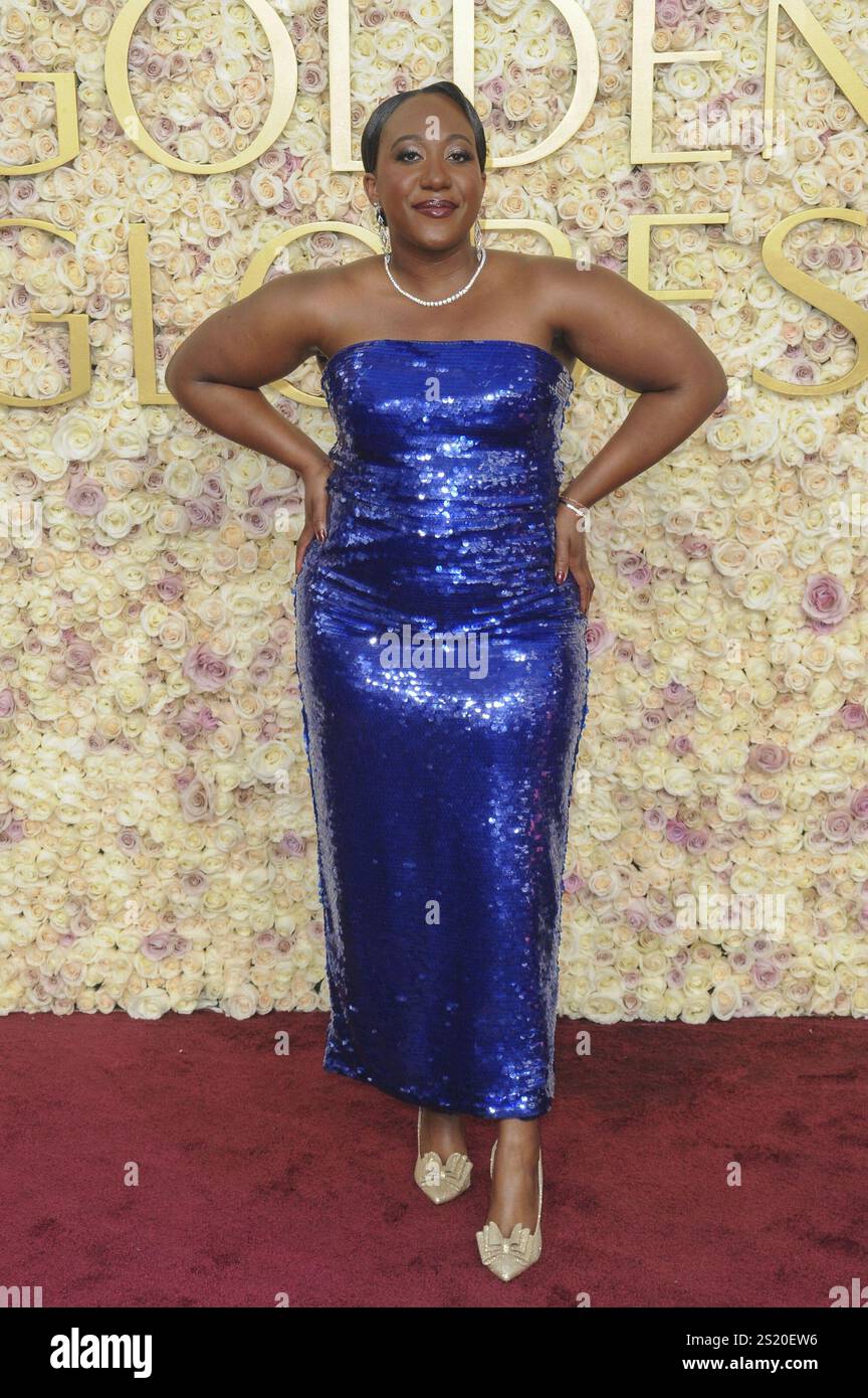 Ca. 05th Jan, 2025. Angelique Jackson at arrivals for 82nd Golden Globe ...