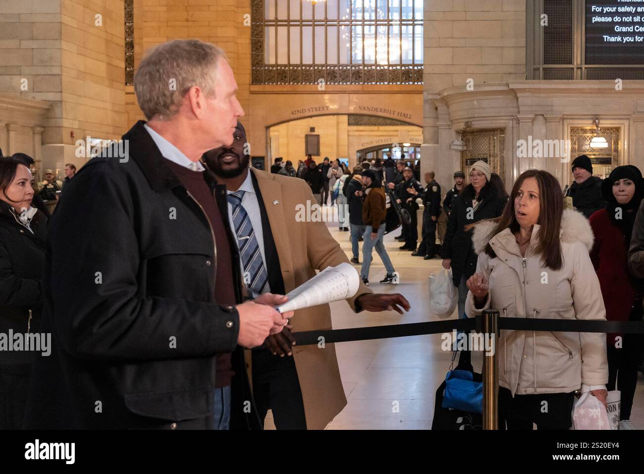 New York, New York, USA. 5th Jan, 2025. MTA Chair and CEO Janno Lieber ...
