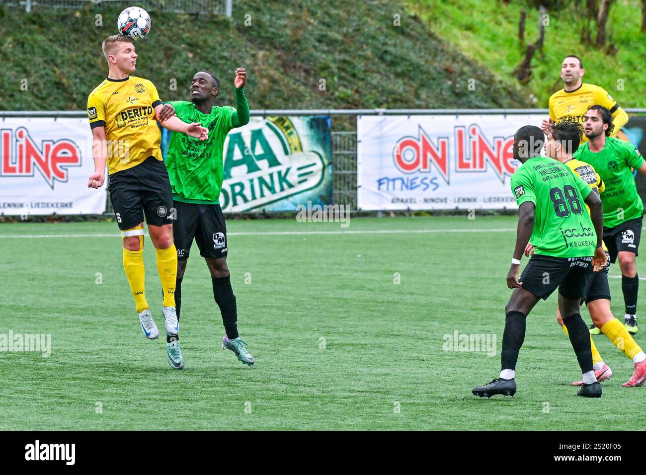 Lievens Matthias (16) of Olsa Brakel and Chirishungu-Lundjuire Stephane ...
