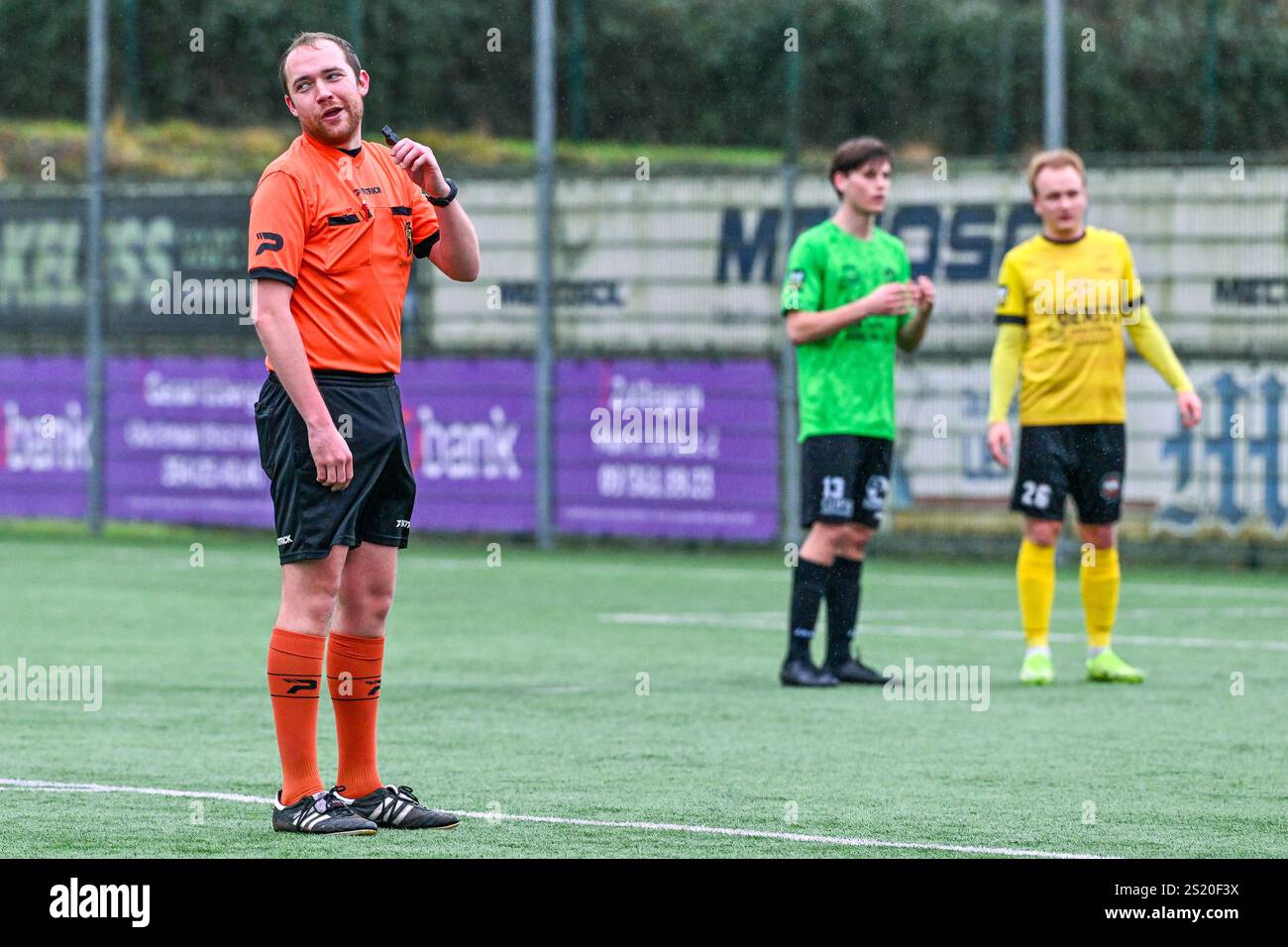 Brakel, Belgium. 05th Jan, 2025. referee Anthony Verheecke pictured ...