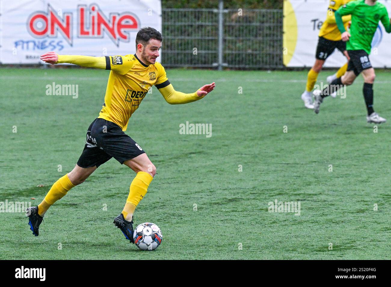 Brakel, Belgium. 05th Jan, 2025. Grancea Florin (8) of Olsa Brakel ...
