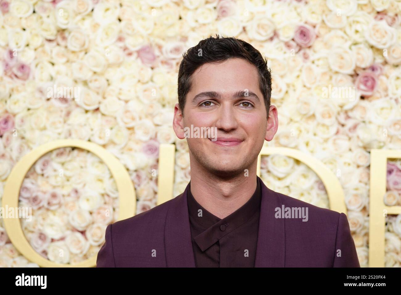 Matt Friend arrives at the 82nd Golden Globes on Sunday, Jan. 5, 2025 ...