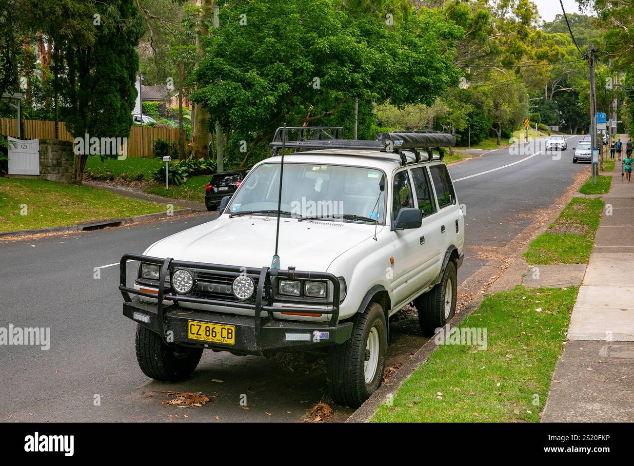 1993 model Toyota Landcruiser 80 parked in a Sydney street,NSW ...