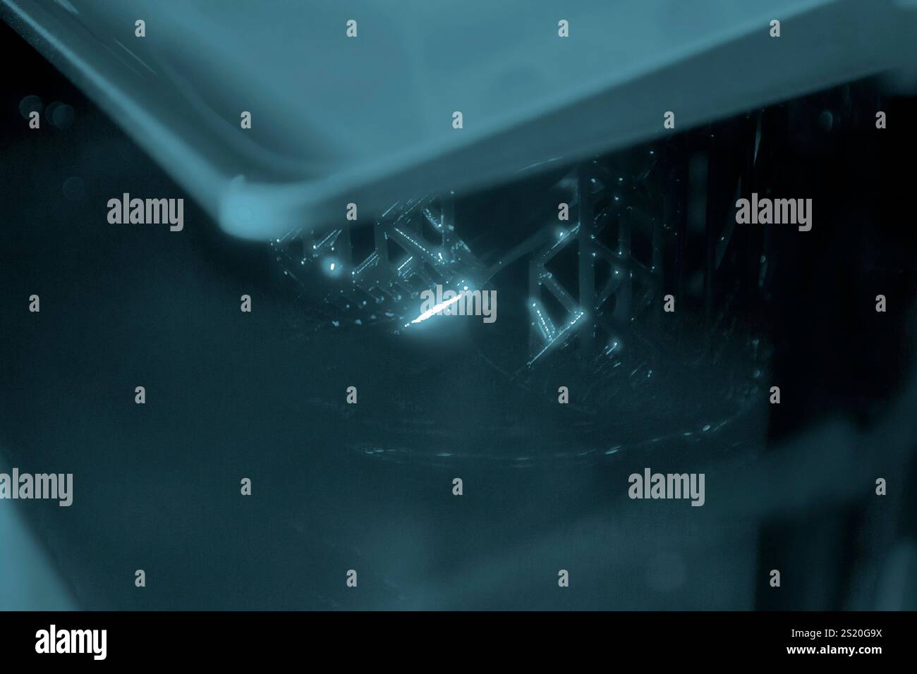 Stereolithography 3d printer working process hi-res stock photography ...
