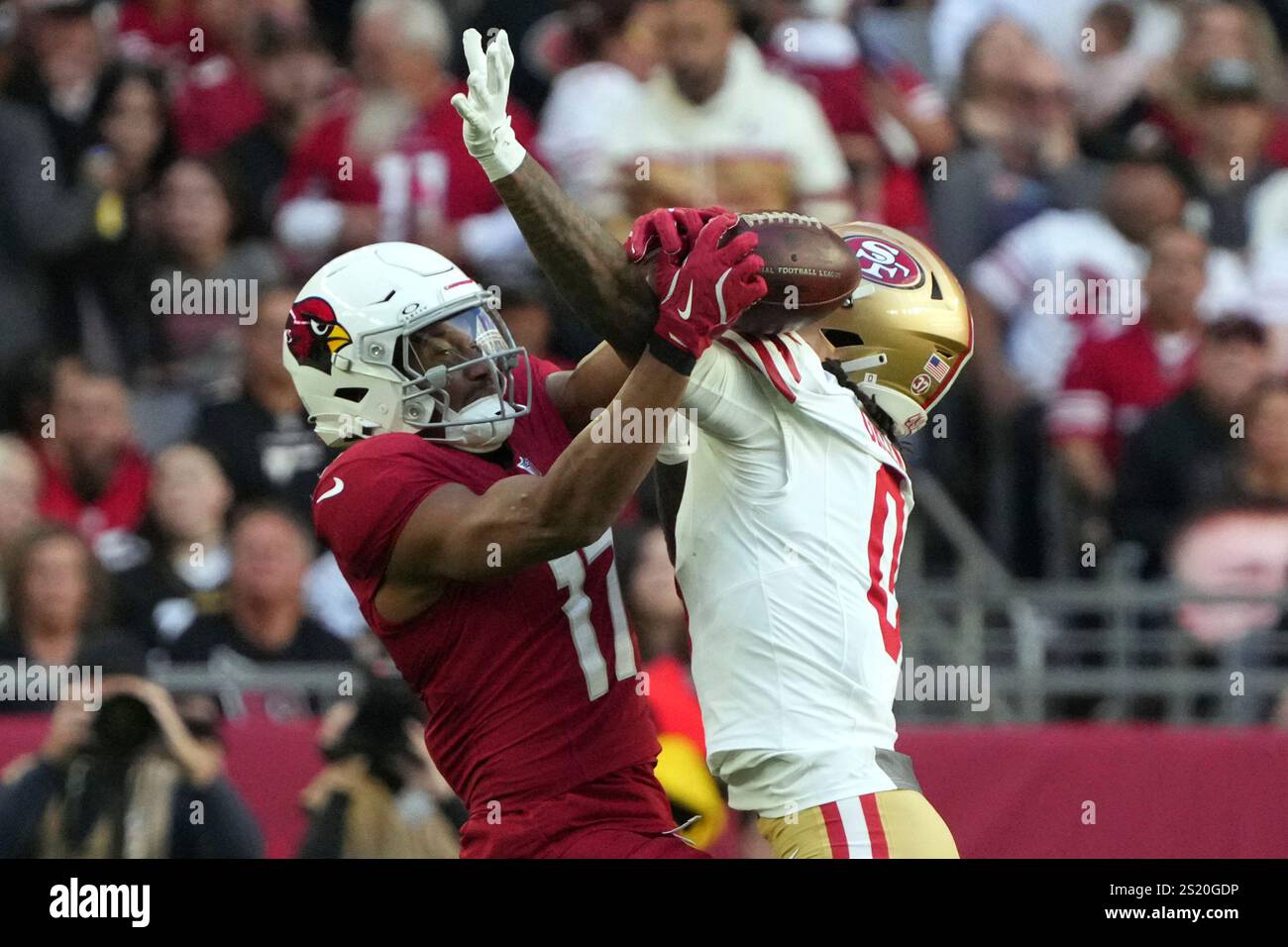 San Francisco 49ers cornerback Renardo Green (0) knocks the ball away ...