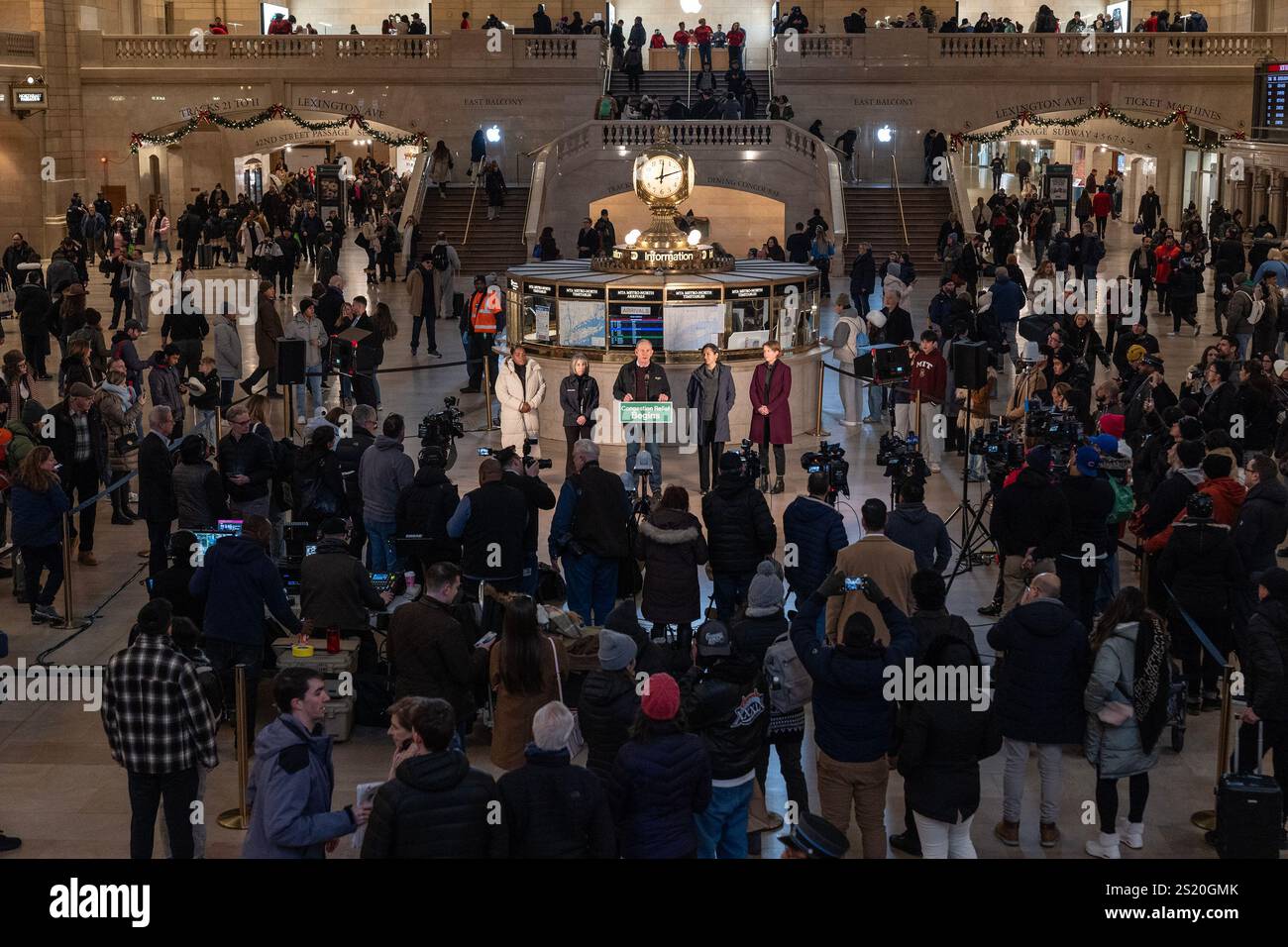 MTA Chair and CEO Janno Lieber holds a media availability following the ...