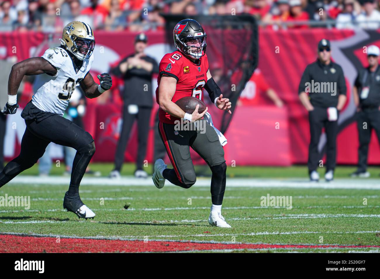 Tampa Bay, Florida, USA, January 5, 2025, Tampa Bay Buccaneers ...