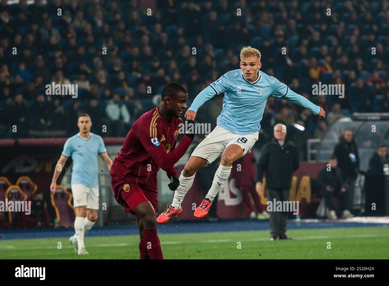 Rome, Italy. 05th Jan, 2025. Gustav Isaksen of SS Lazio during AS Roma ...