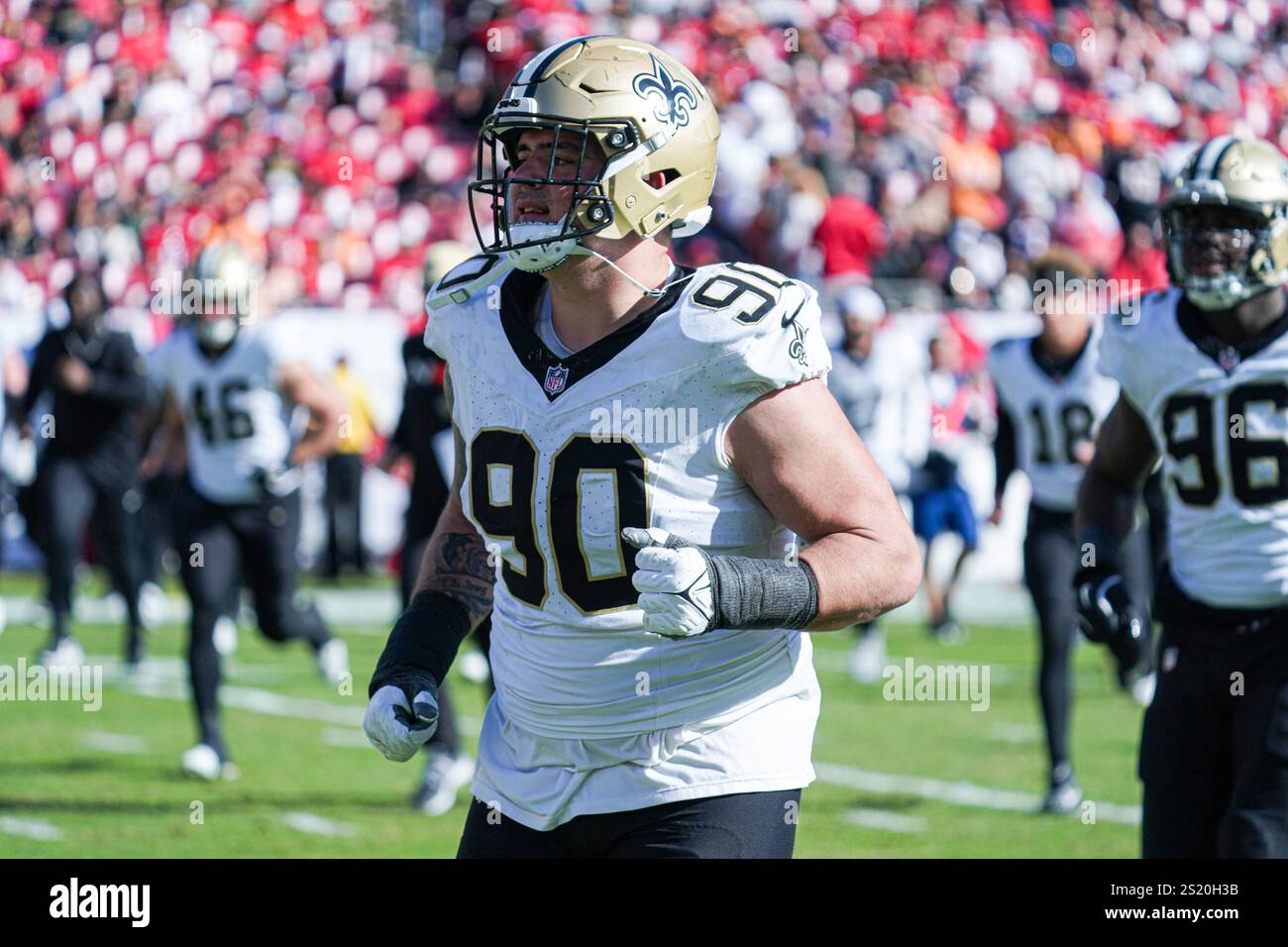 Tampa Bay, Florida, USA, January 5, 2025, New Orleans Saints player ...