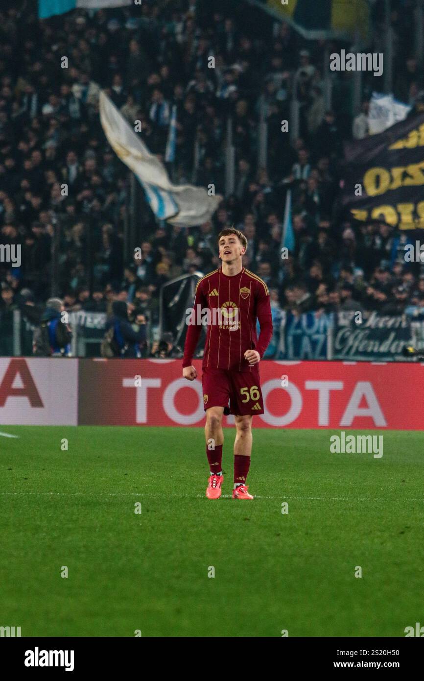 Rome, Italy. 05th Jan, 2025. Alexis Saelemaekers of AS Roma goal ...
