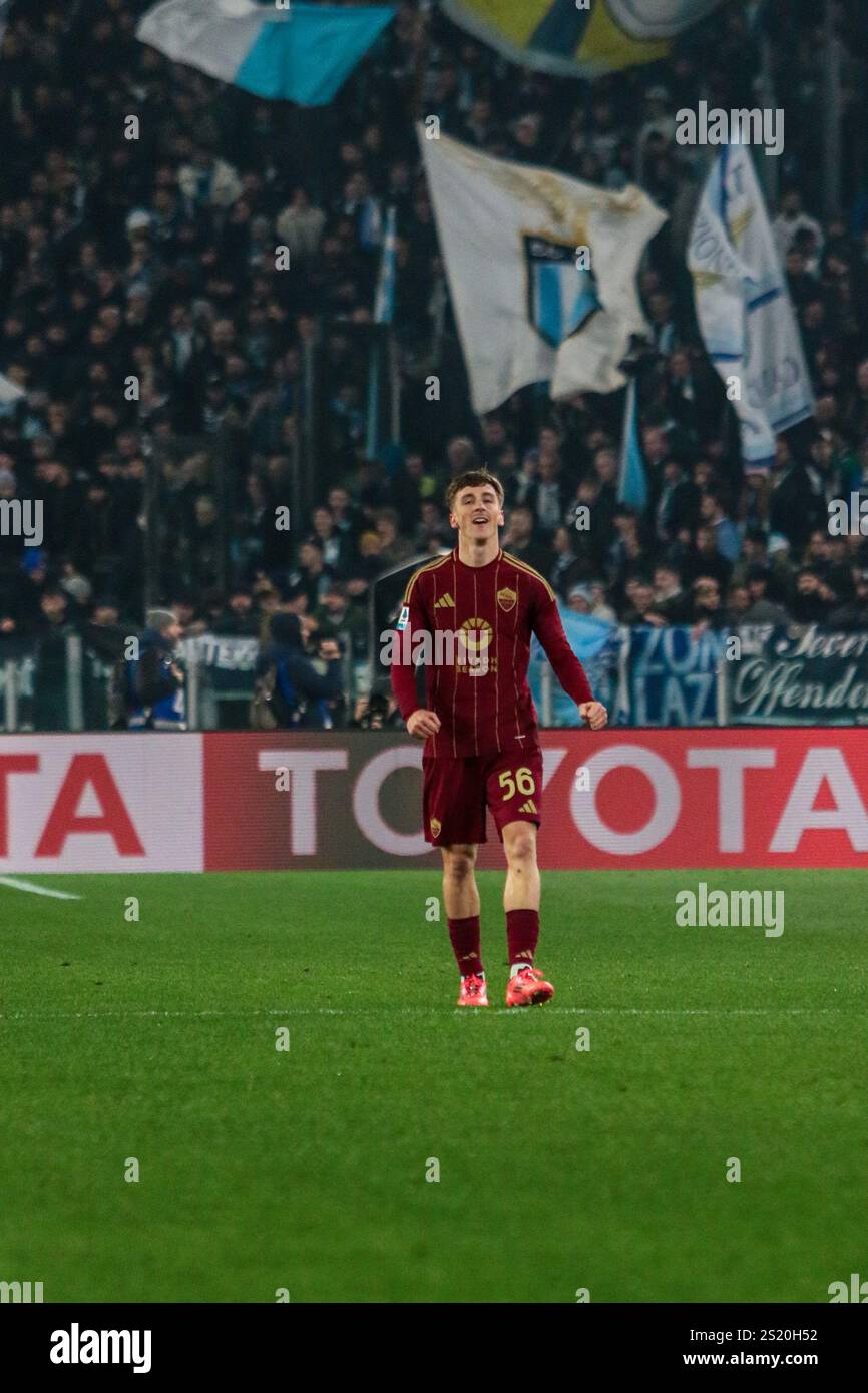 Rome, Italy. 05th Jan, 2025. Alexis Saelemaekers of AS Roma goal ...