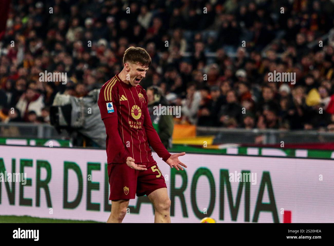 Rome, Italy. 05th Jan, 2025. Alexis Saelemaekers of AS Roma during AS ...