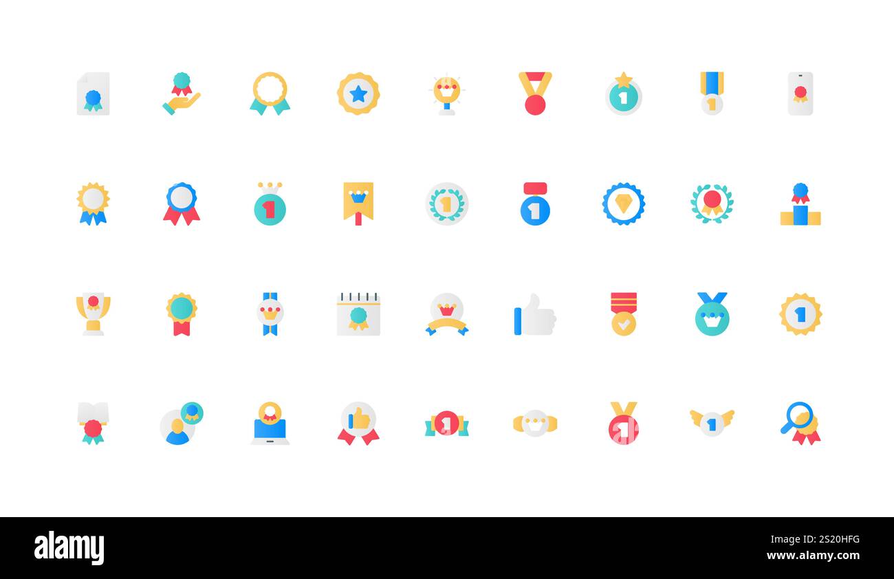 Winners award, prize for first place and best achievement, high quality ...