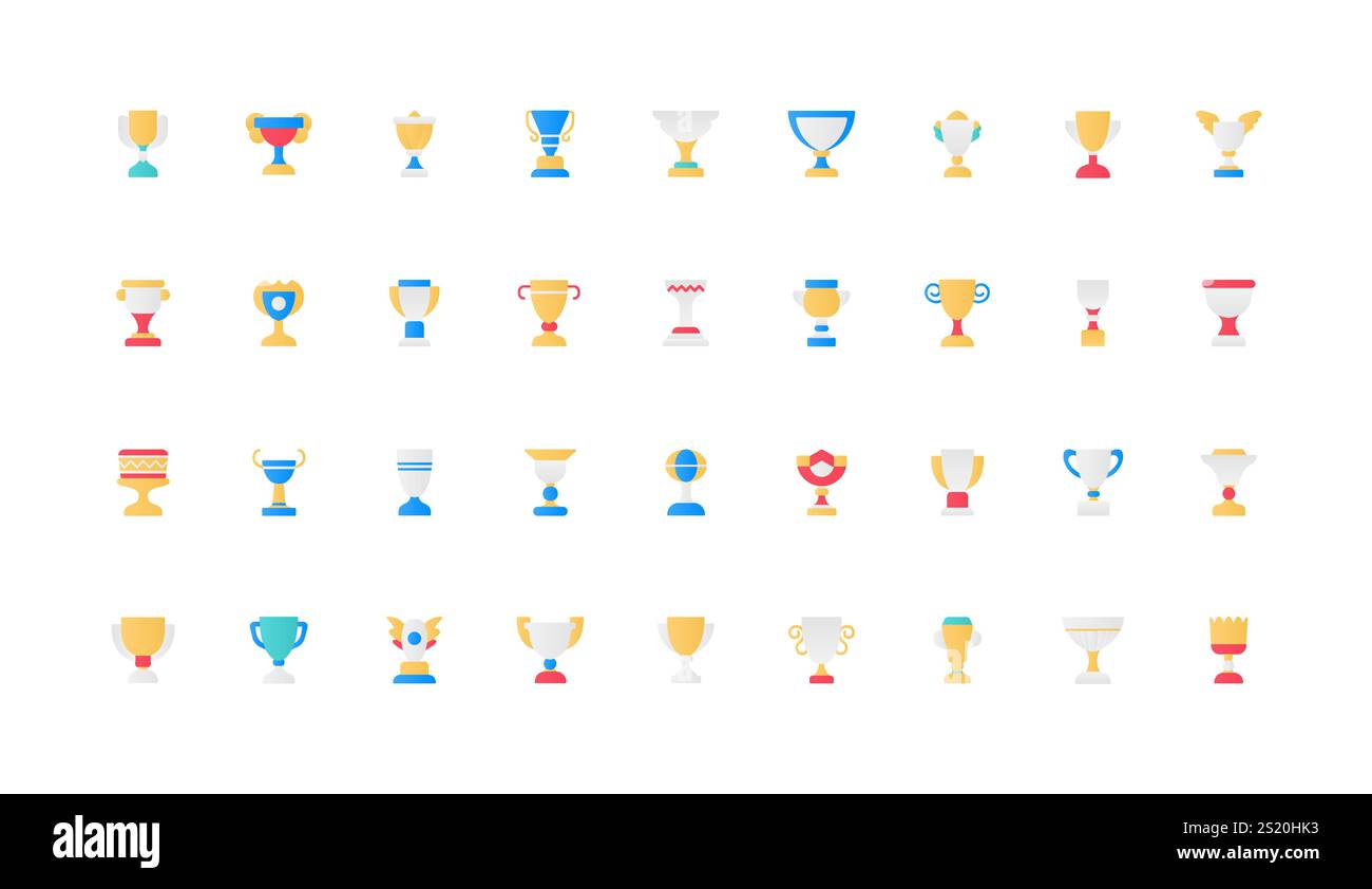 Gold cup award, trophy of winner in game and contest, champion of ...