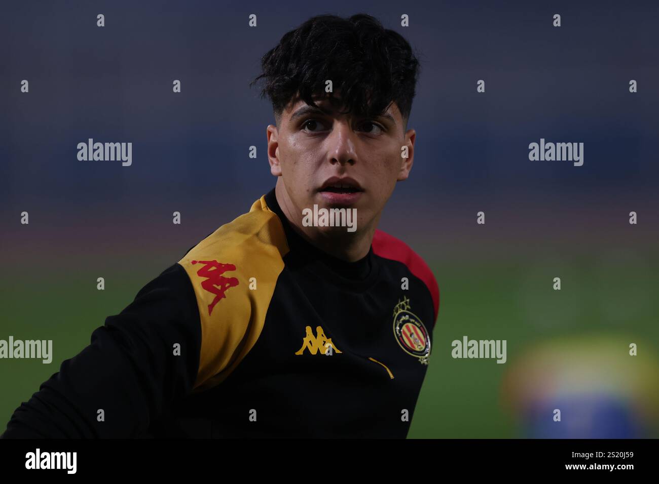 5 JANUARY 2025 - Egypt, Cairo: goalkeeper Amenallah Memmiche of Esperance Tunis looks on ...