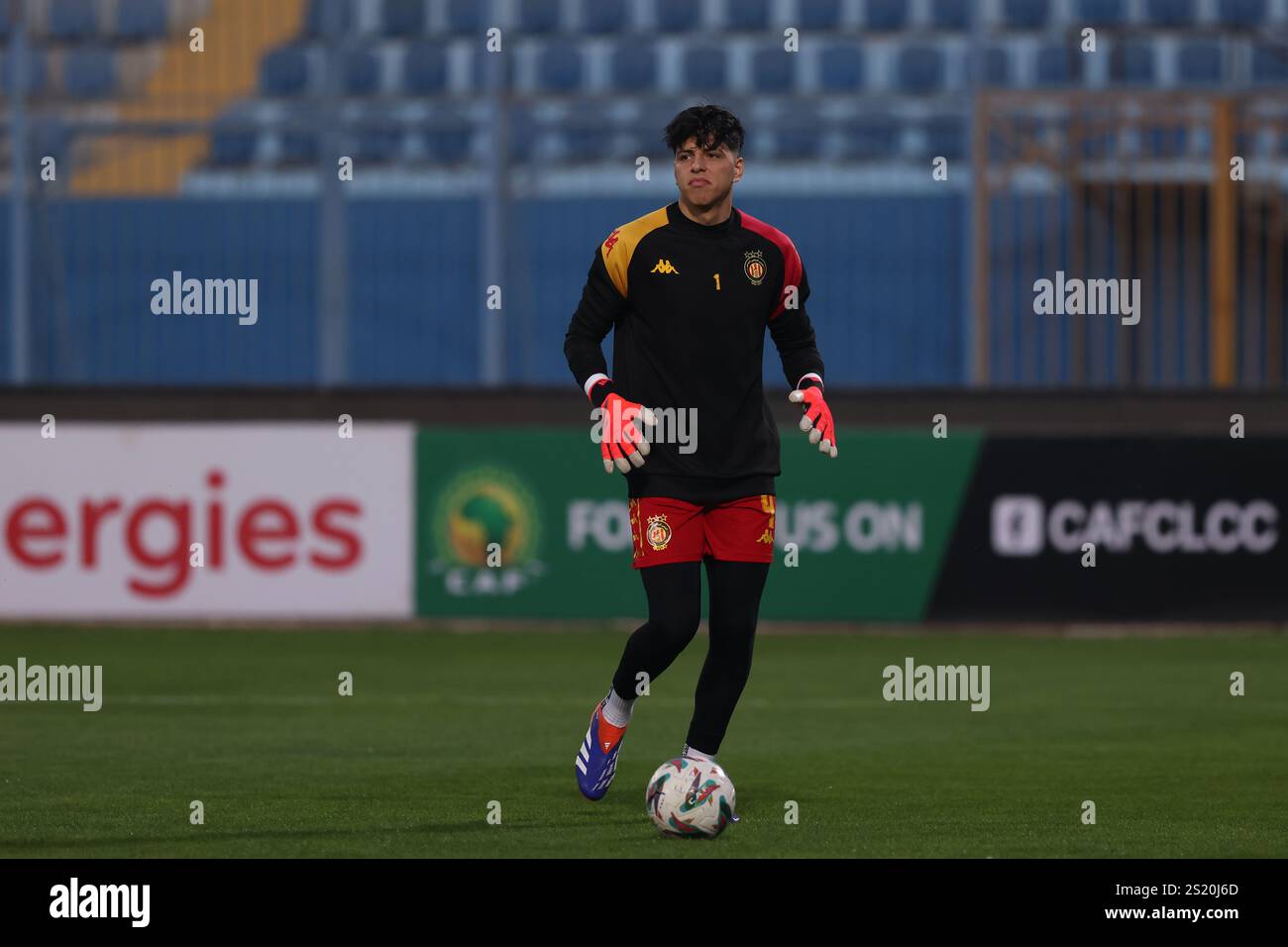 5 JANUARY 2025 - Egypt, Cairo: goalkeeper Amenallah Memmiche of ...
