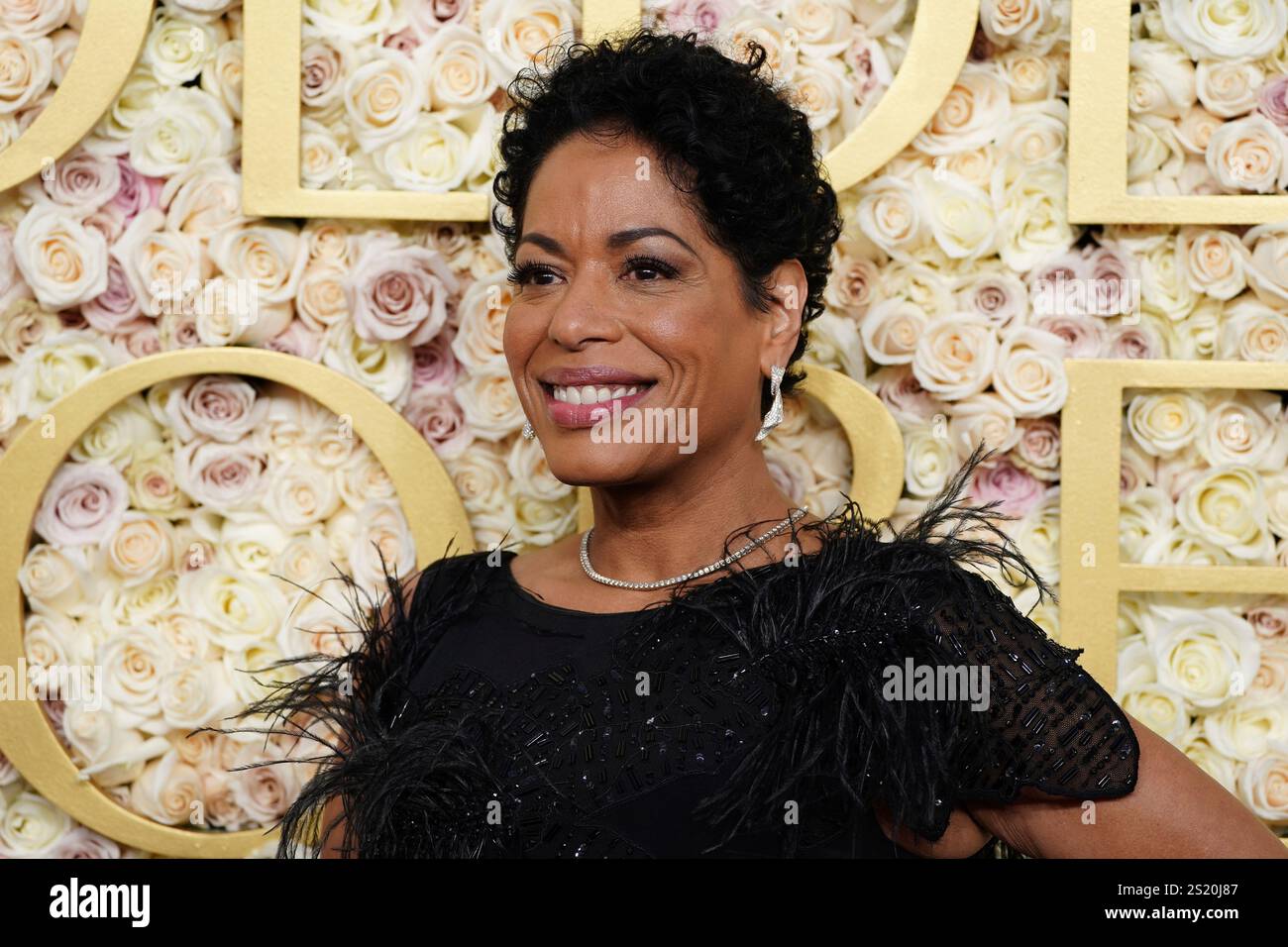 Liza Colon-Zayas arrives at the 82nd Golden Globes on Sunday, Jan. 5 ...