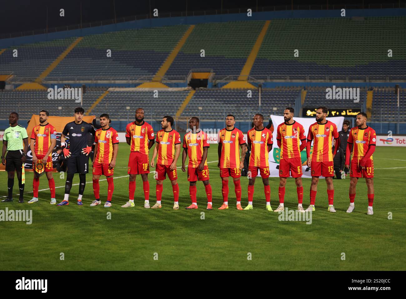 5 JANUARY 2025 - Egypt, Cairo: Esperance Sportive de Tunis team photo ...