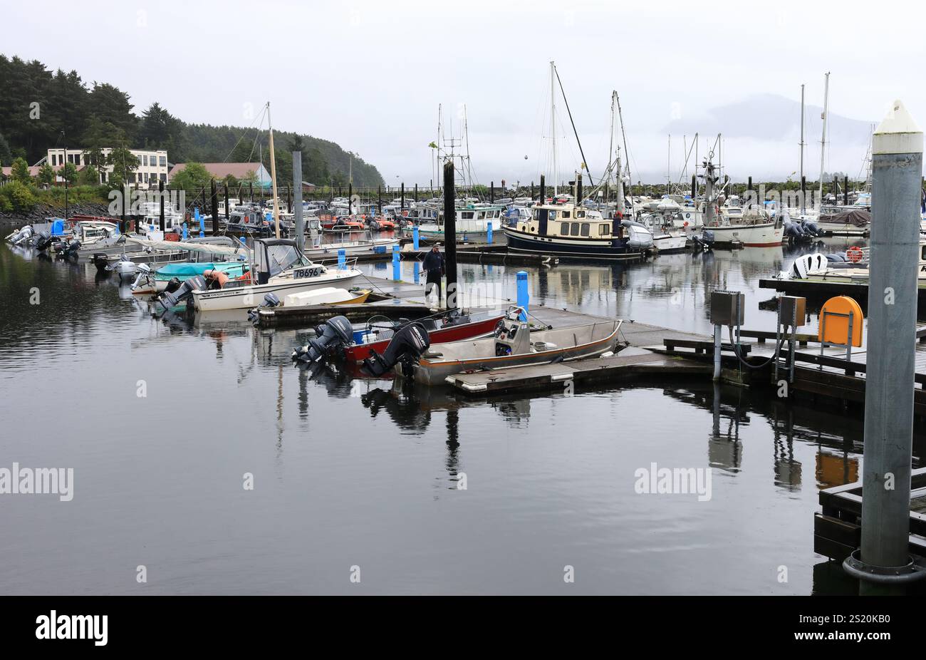 Alaska sitka boats harbor hi-res stock photography and images - Alamy