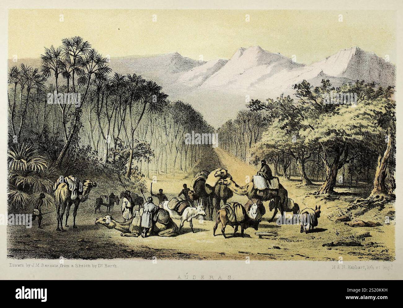 Auderas. (alt: Aouderas) an oasis village in the Aïr Mountains of ...