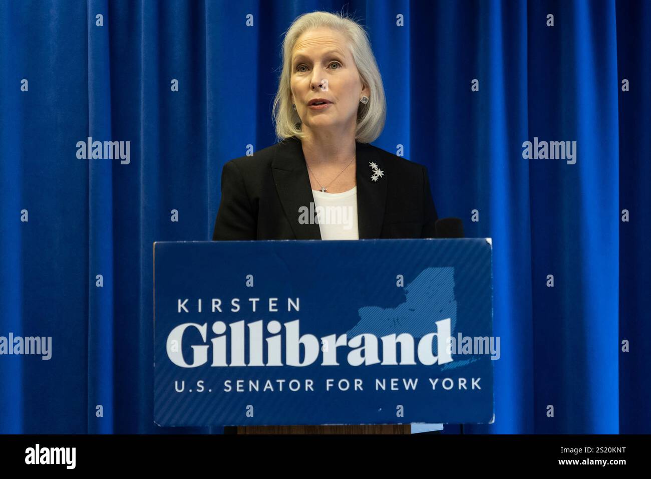 New York, NY, 05 January 2025: U.S. Senator Kirsten Gillibrand calls on ...