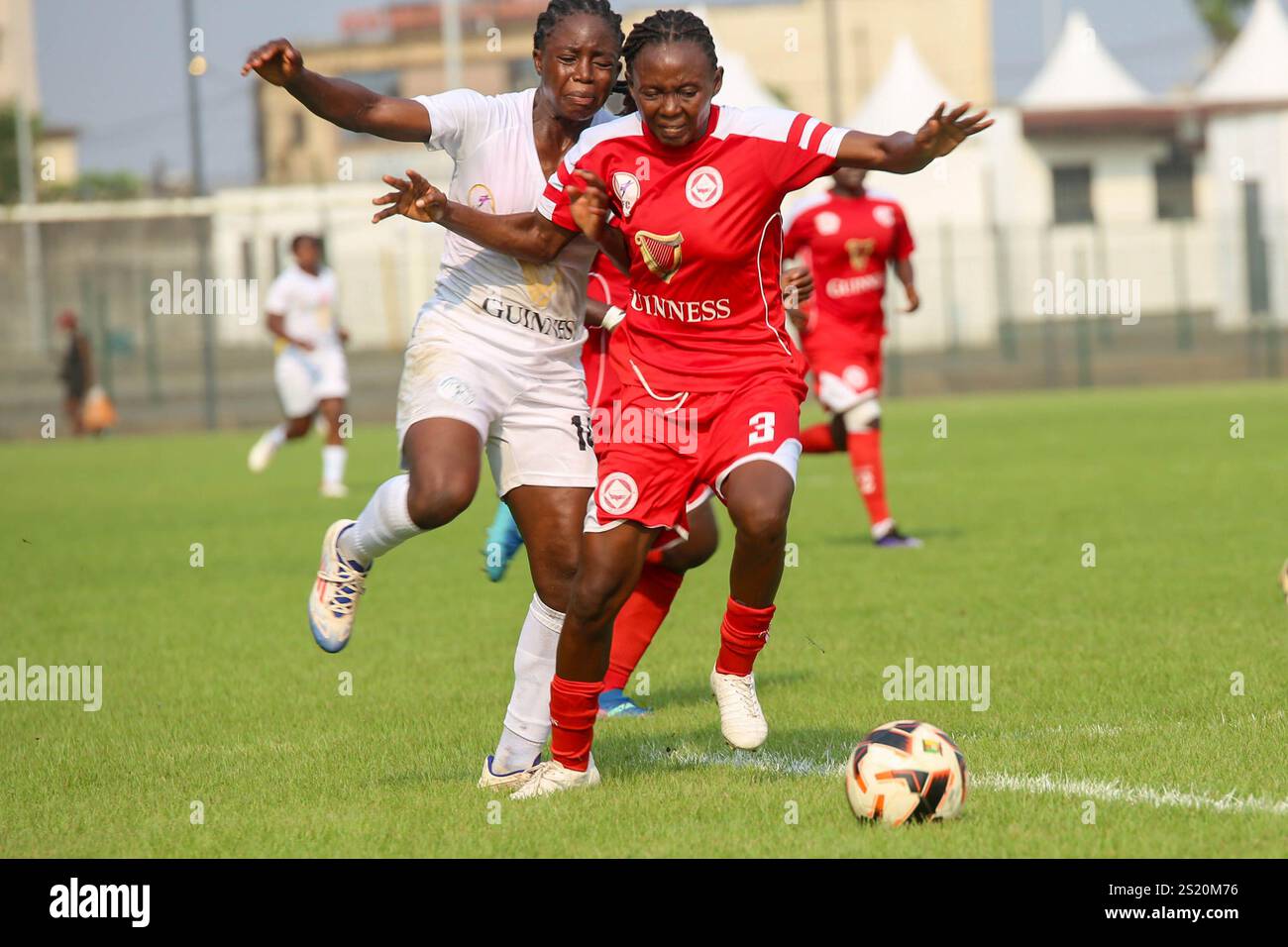 DOUALA, CAMEROON - JANUARY 4: Gladys Babette Liapoe of Caiman and ...