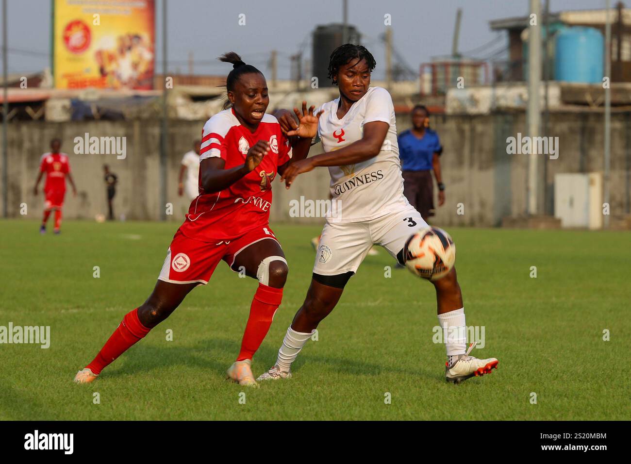 DOUALA, CAMEROON - JANUARY 4: Christine Chemandi Djientieu of Caiman ...
