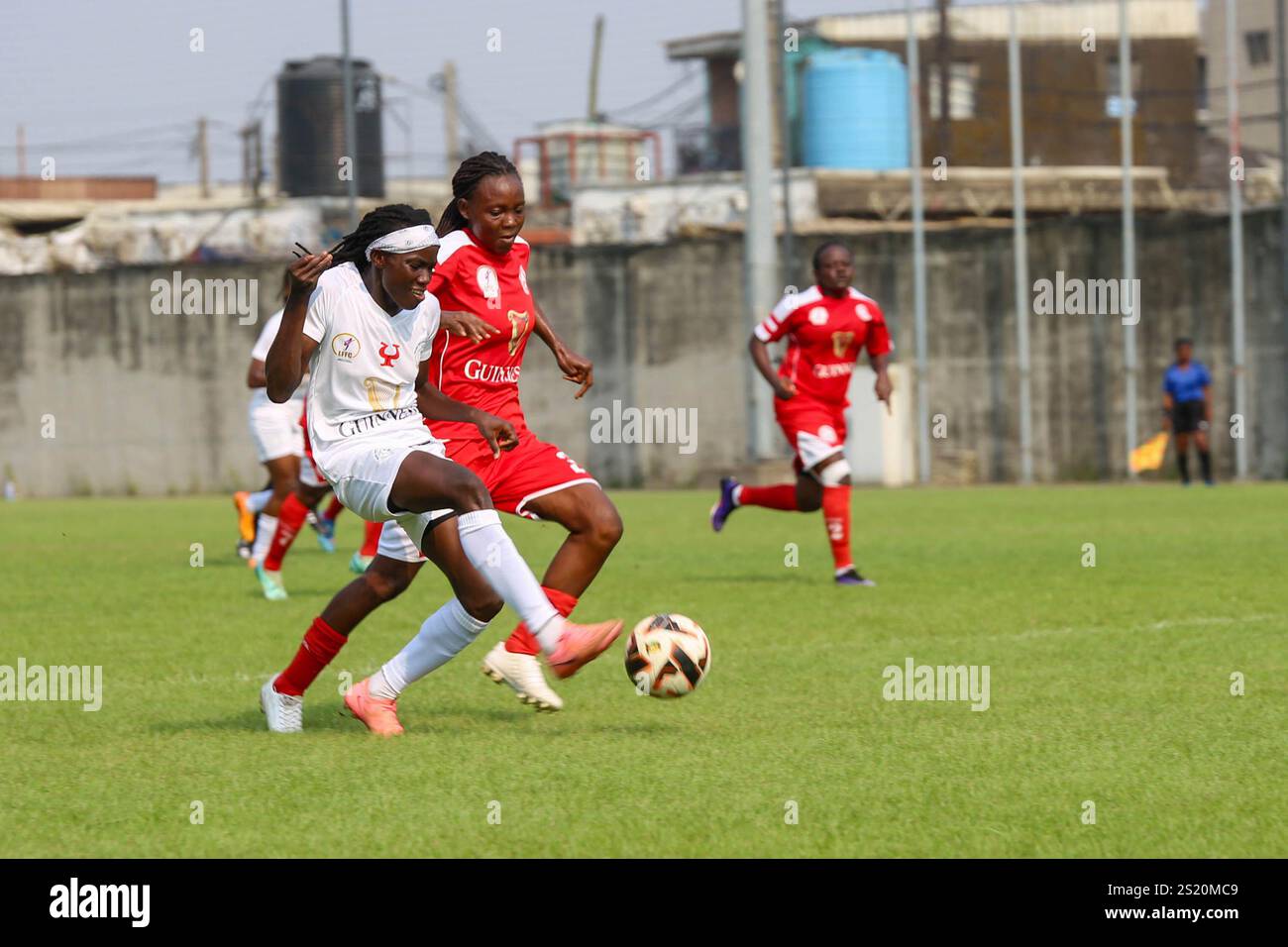 DOUALA, CAMEROON - JANUARY 4: Alexandra Nke Mbitounou of Eclair and ...