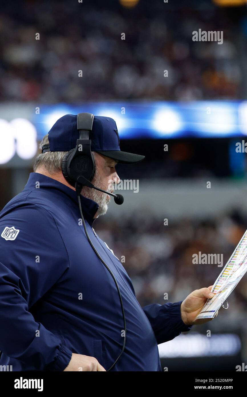 Dallas Cowboys head coach Mike McCarthy on the sidelines during a NFL ...