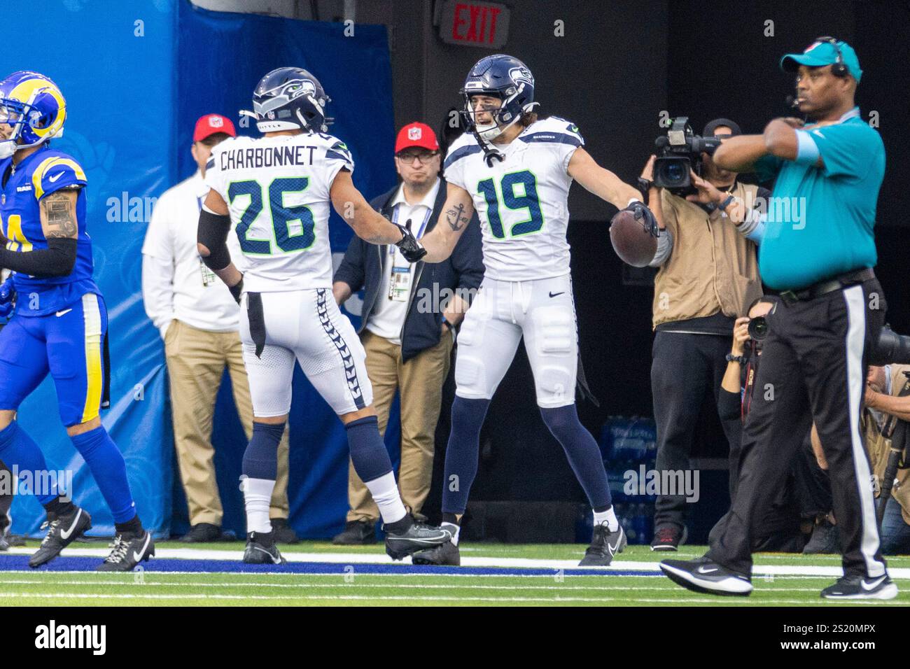 Los Angeles, California, USA. 5th Jan, 2025. Seattle Seahawks wide ...