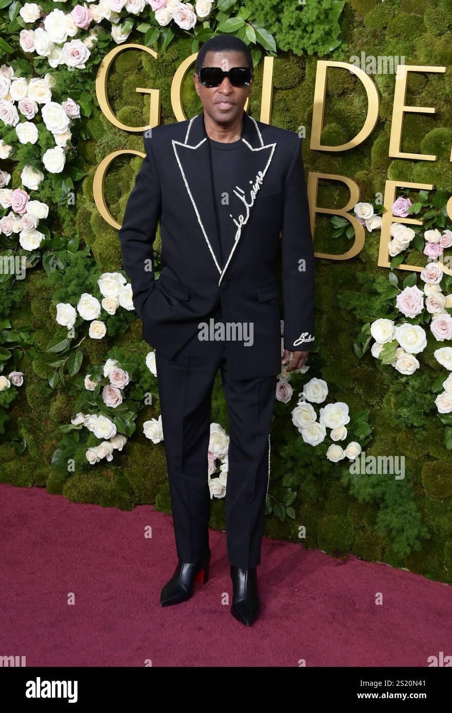 Kenneth 'Babyface' Edmonds arriving to the 82nd Annual Golden Globe Awards at the Beverly Hilton ...