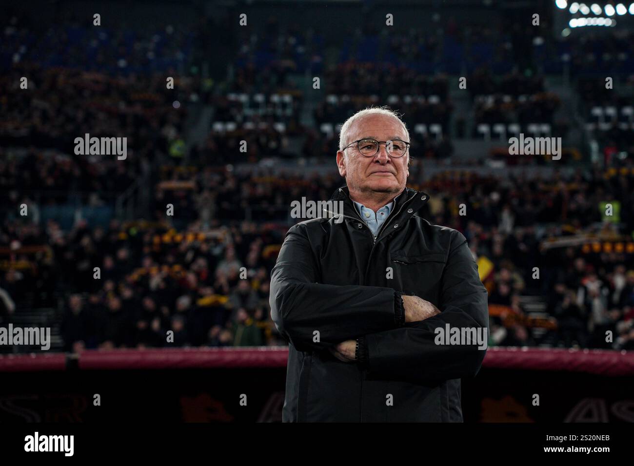 Rome, Italy. 05th Jan, 2025. Claudio Ranieri coach of A.S. Roma during ...
