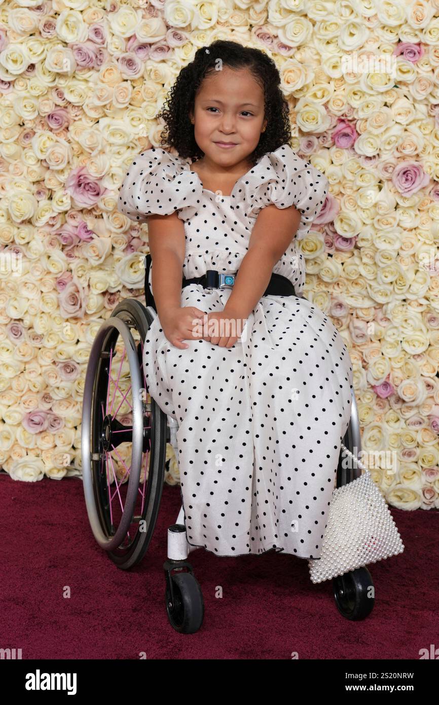Cesily Collette Taylor arrives at the 82nd Golden Globes on Sunday, Jan ...