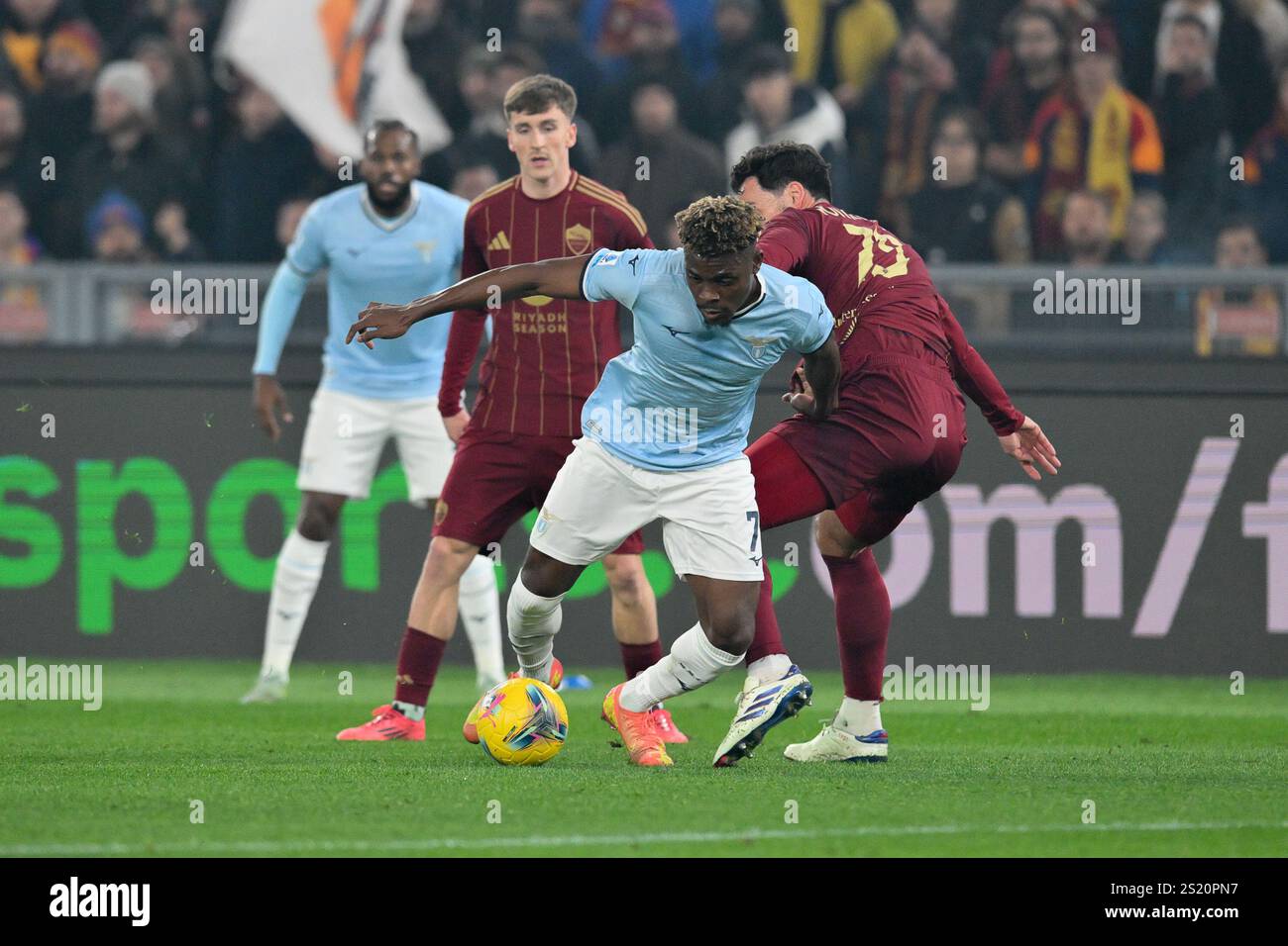 Olimpico Stadium, Rome, Italy - Fisayo Dele-Bashiru of SS Lazio and ...