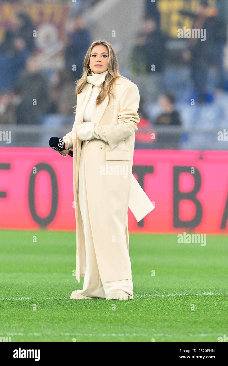 Olimpico Stadium, Rome, Italy - Diletta Leotta Dazn presenter during ...