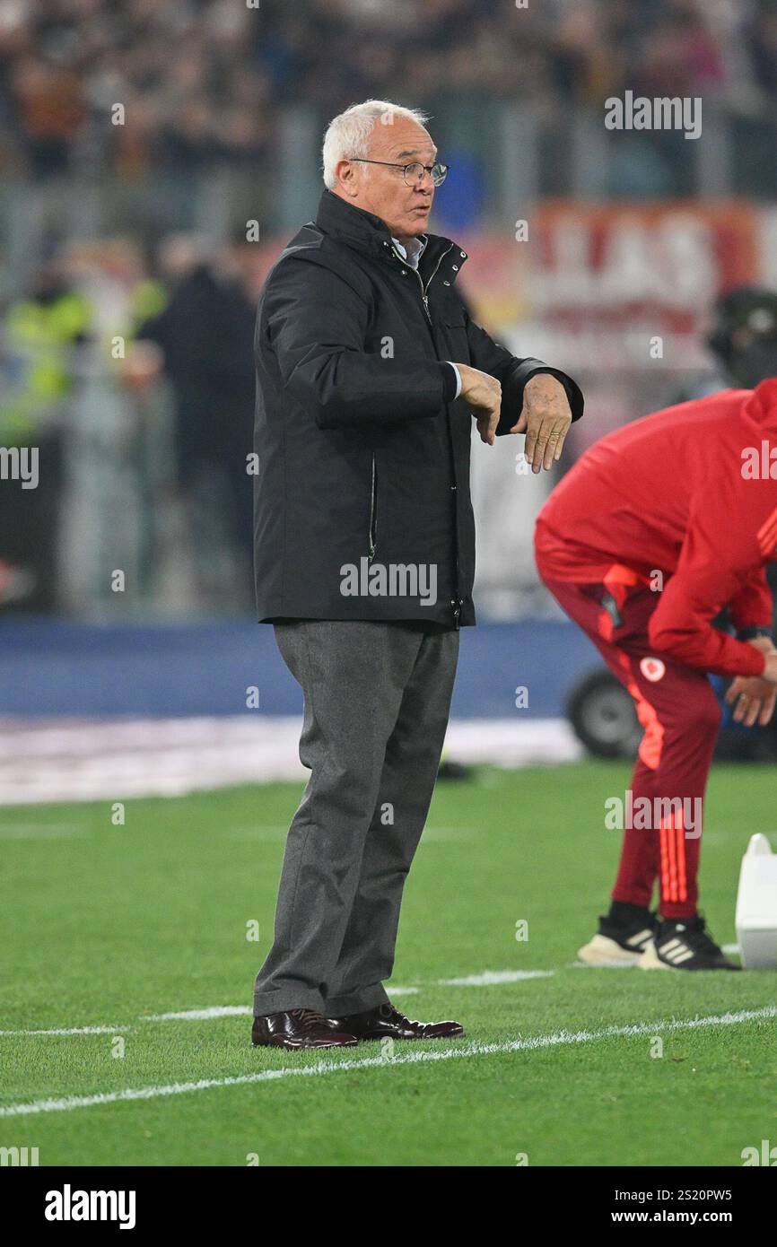 Olimpico Stadium, Rome, Italy - Claudio Ranieri head coach of AS Roma ...