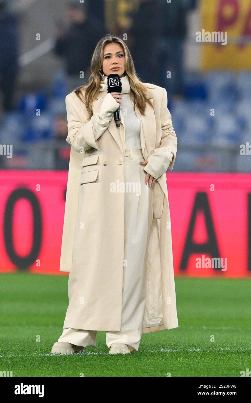 Olimpico Stadium, Rome, Italy - Diletta Leotta Dazn presenter during ...