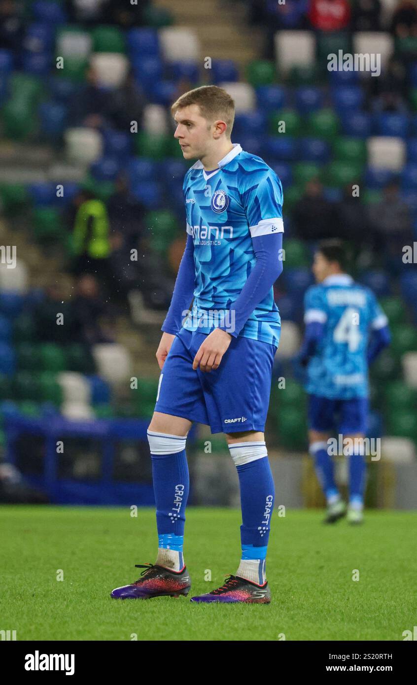 Windsor Park, Belfast, Northern Ireland, UK. 19 Dec 2024. UEFA Europa ...
