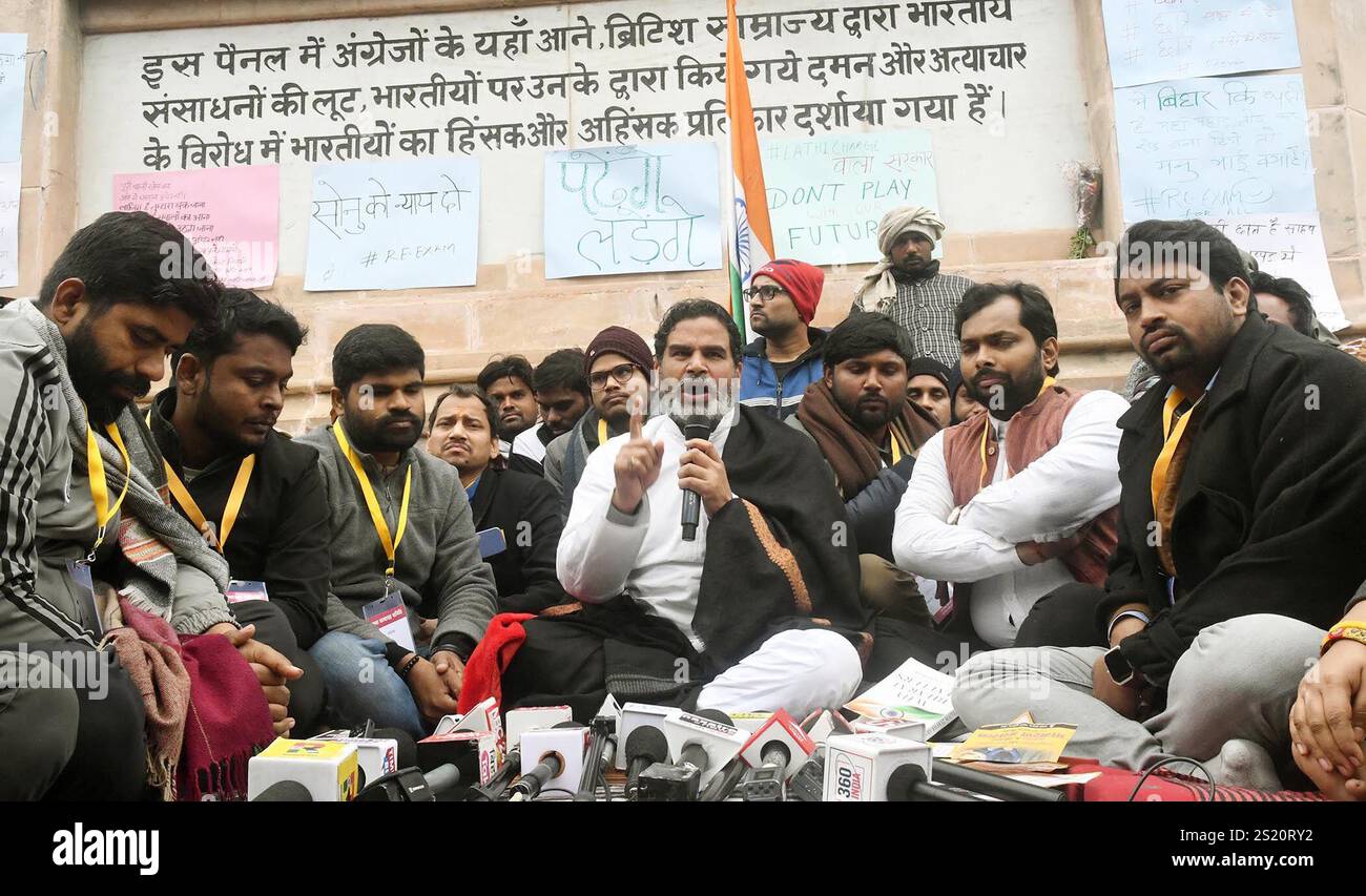 Patna, India. 05th Jan, 2025. PATNA, INDIA - JANUARY 5: Jan Suraj Party ...