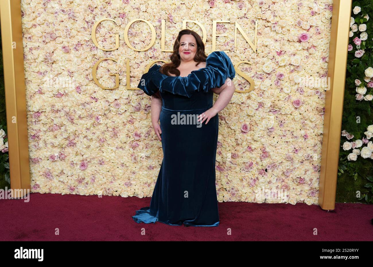 Jessica Gunning arrives at the 82nd Golden Globes on Sunday, Jan. 5 ...