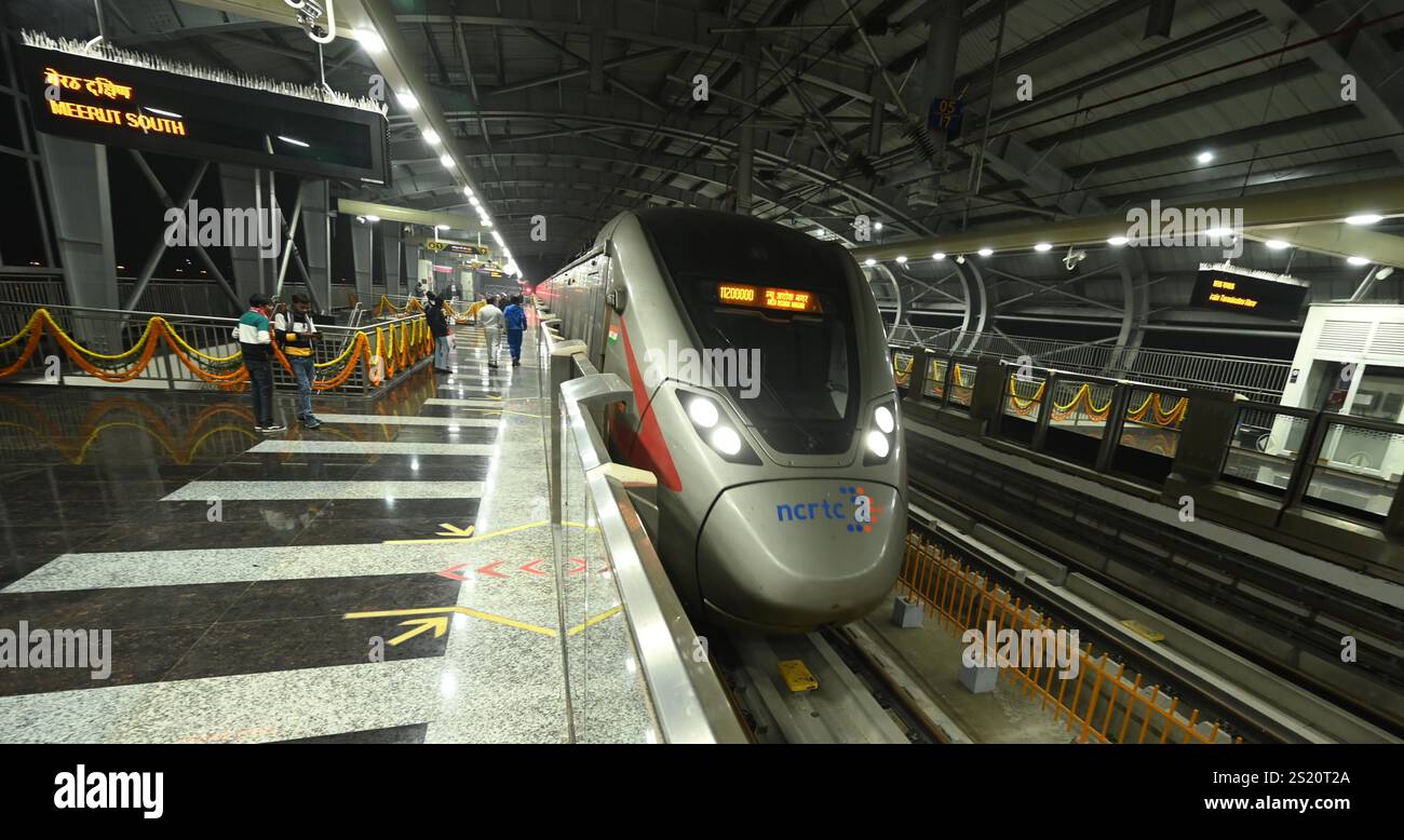 NEW DELHI, INDIA - JANUARY 5: Delhi-Meerut Regional Rapid Transit ...