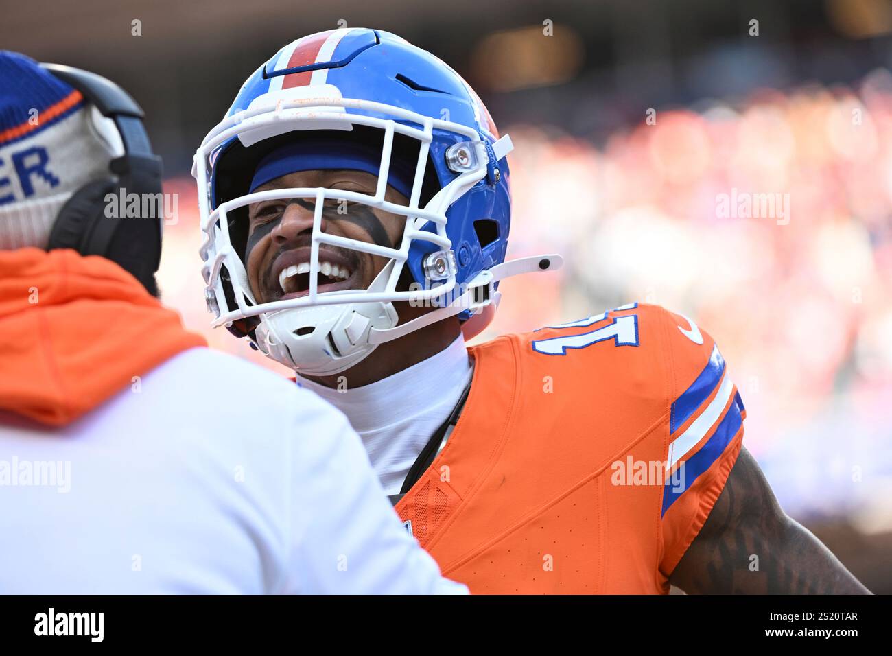 Denver Broncos wide receiver Courtland Sutton celebrates after scoring ...