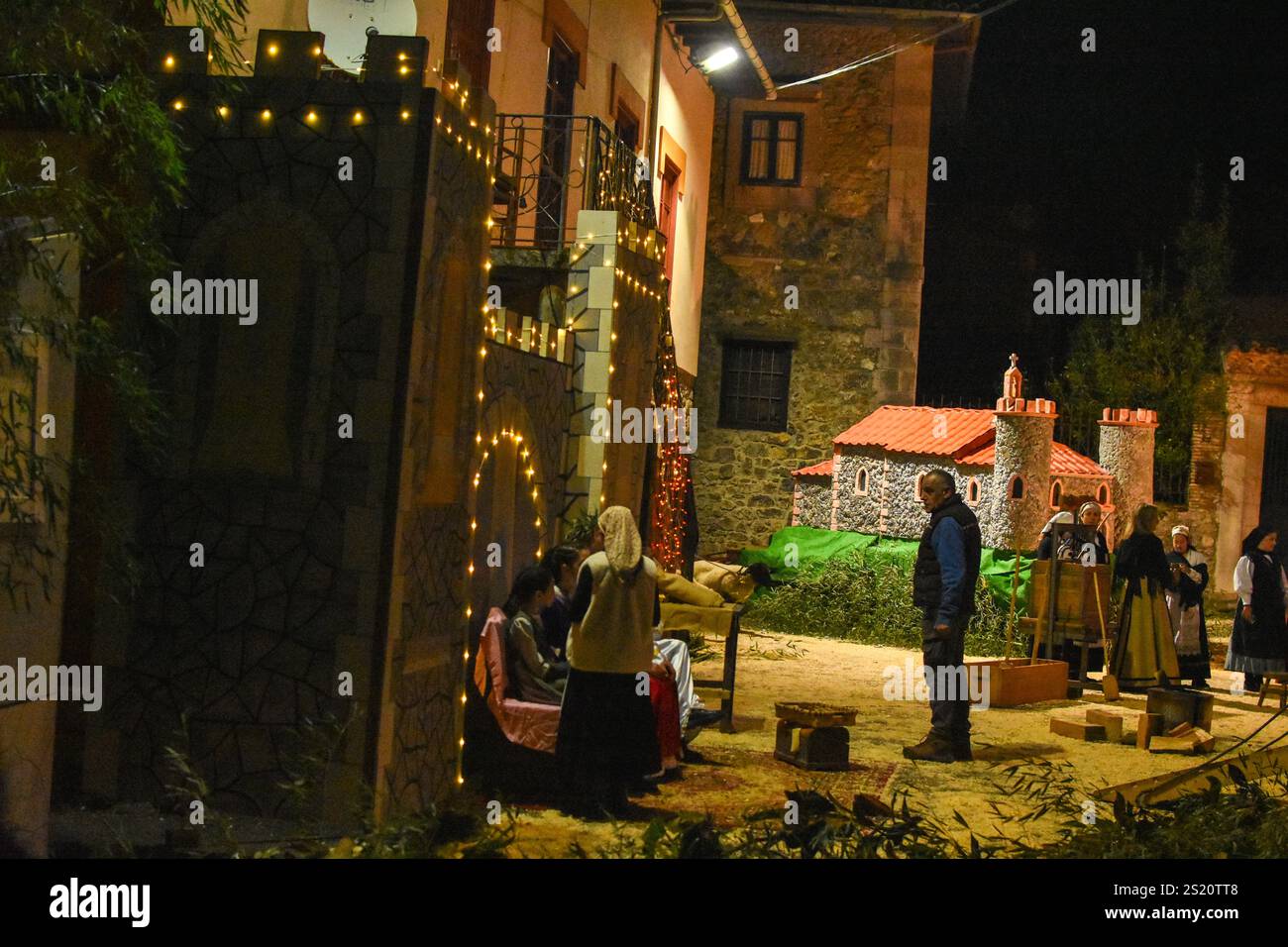 Cue, Llanes, Asturias, Spain, January 5, 2025: Herod and his slaves in ...