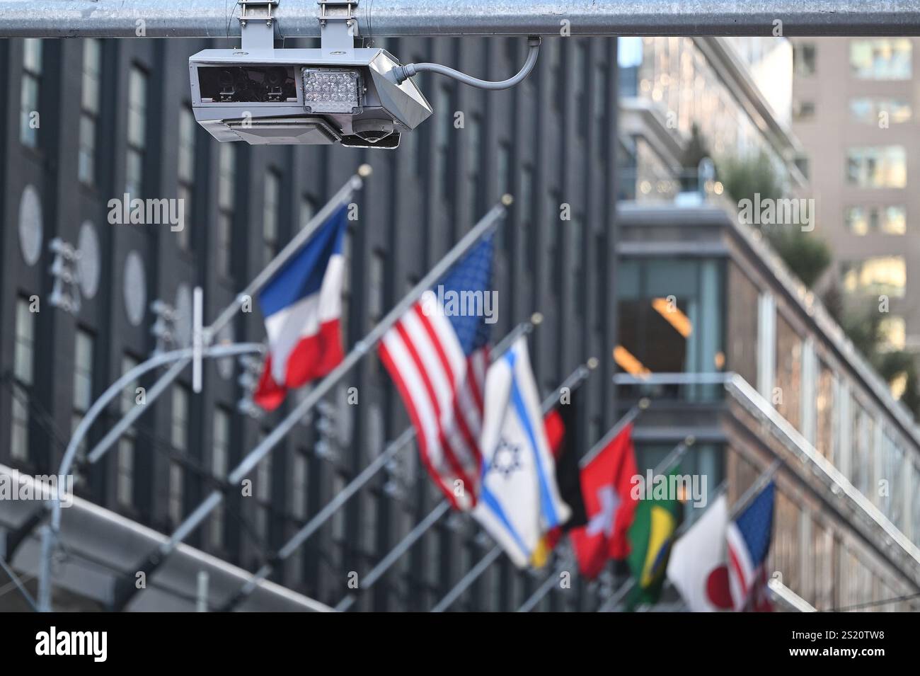 View of a toll reader on Lexington Ave. where automobiles will have to ...