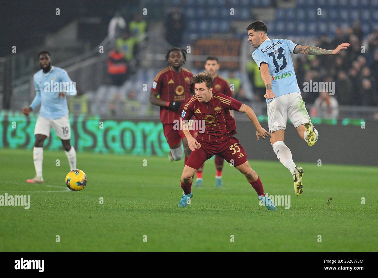 Rome, Italy. 5th Jan 2025, Olimpico Stadium, Rome, Italy; Serie A ...