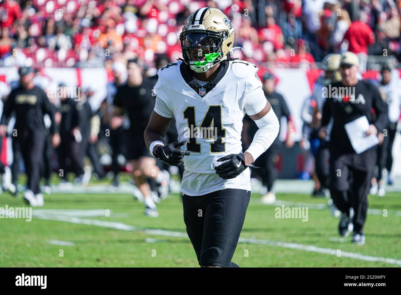 Tampa Bay, Florida, USA, January 5, 2025, New Orleans Saints player ...