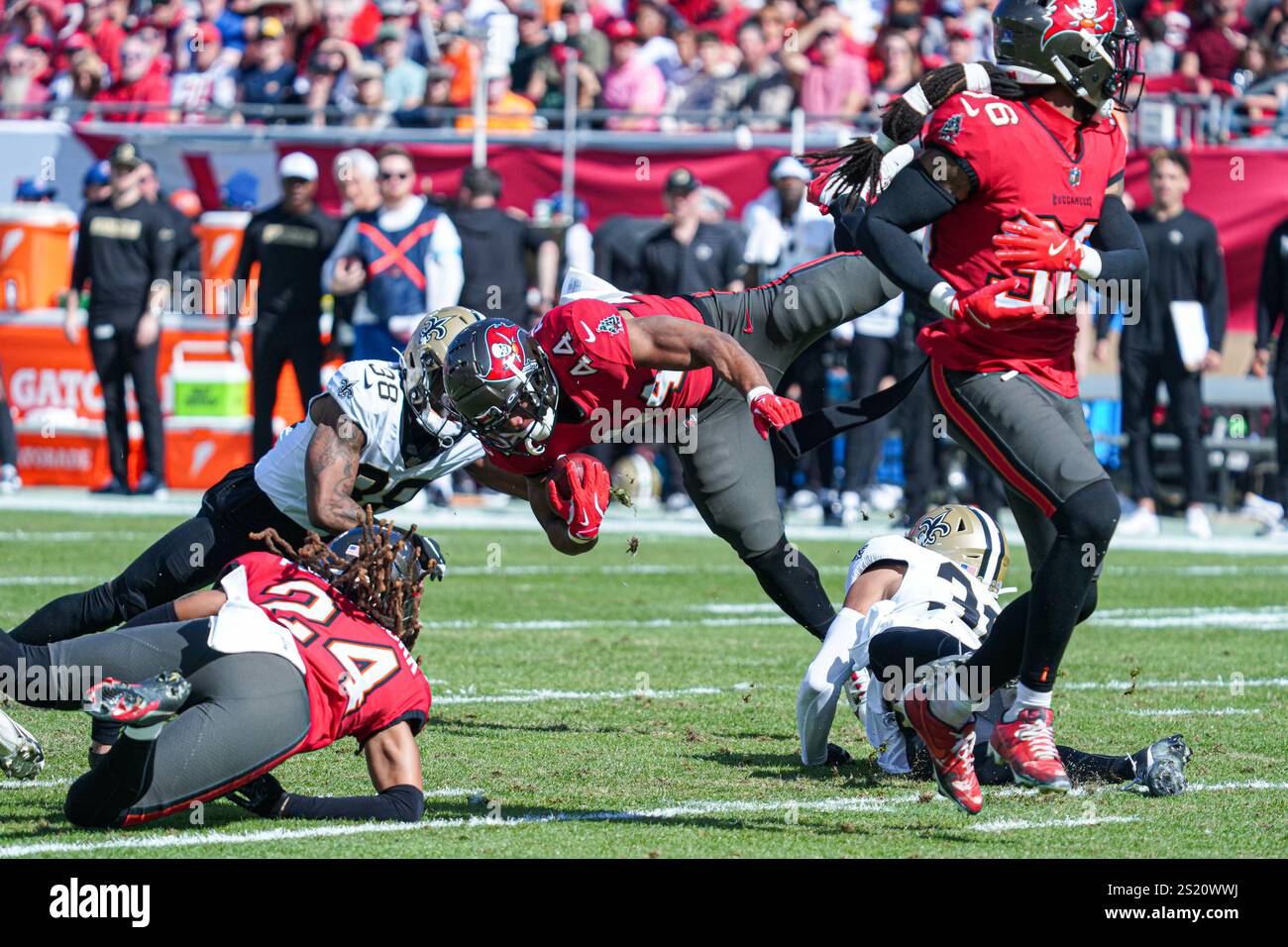 Tampa Bay, Florida, USA, January 5, 2025, Tampa Bay Buccaneers ...