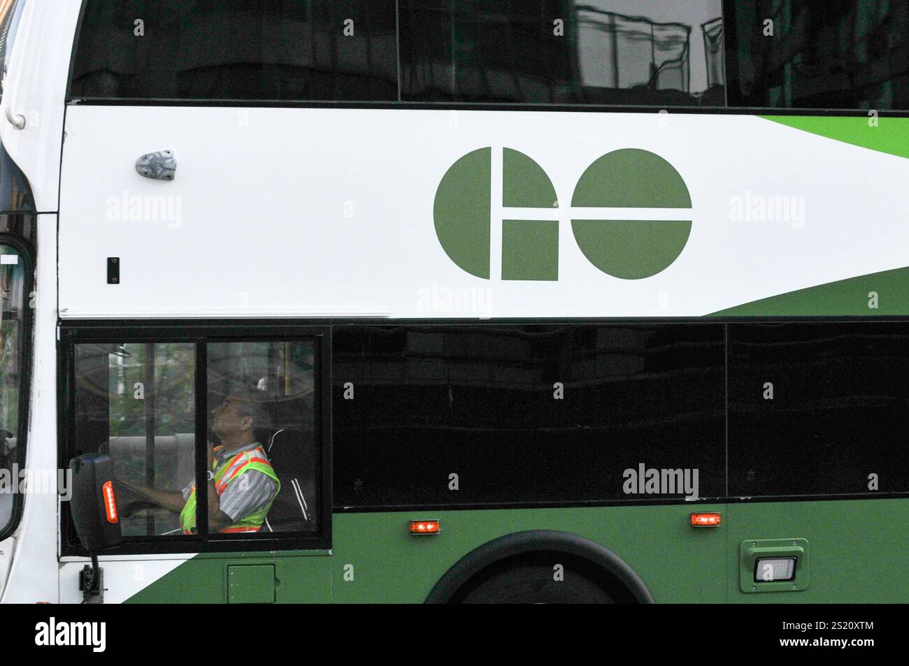 Toronto, ON, Canada – April 23, 2024: View at the Go company sign in ...